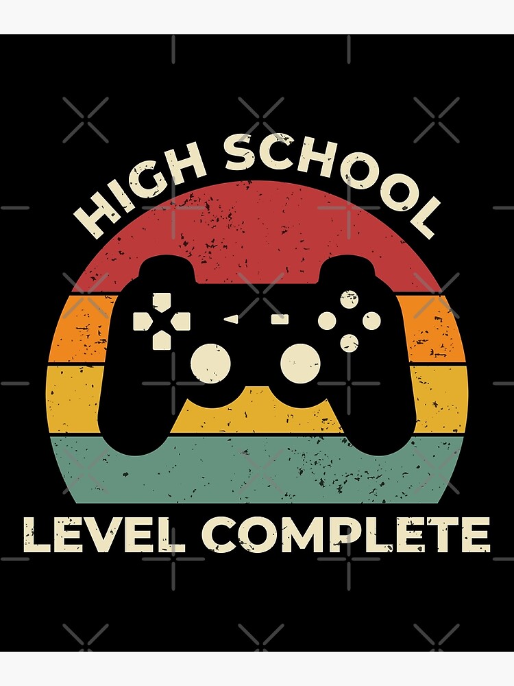 Póster «High School Level Completa regalos de graduación de secundaria ...