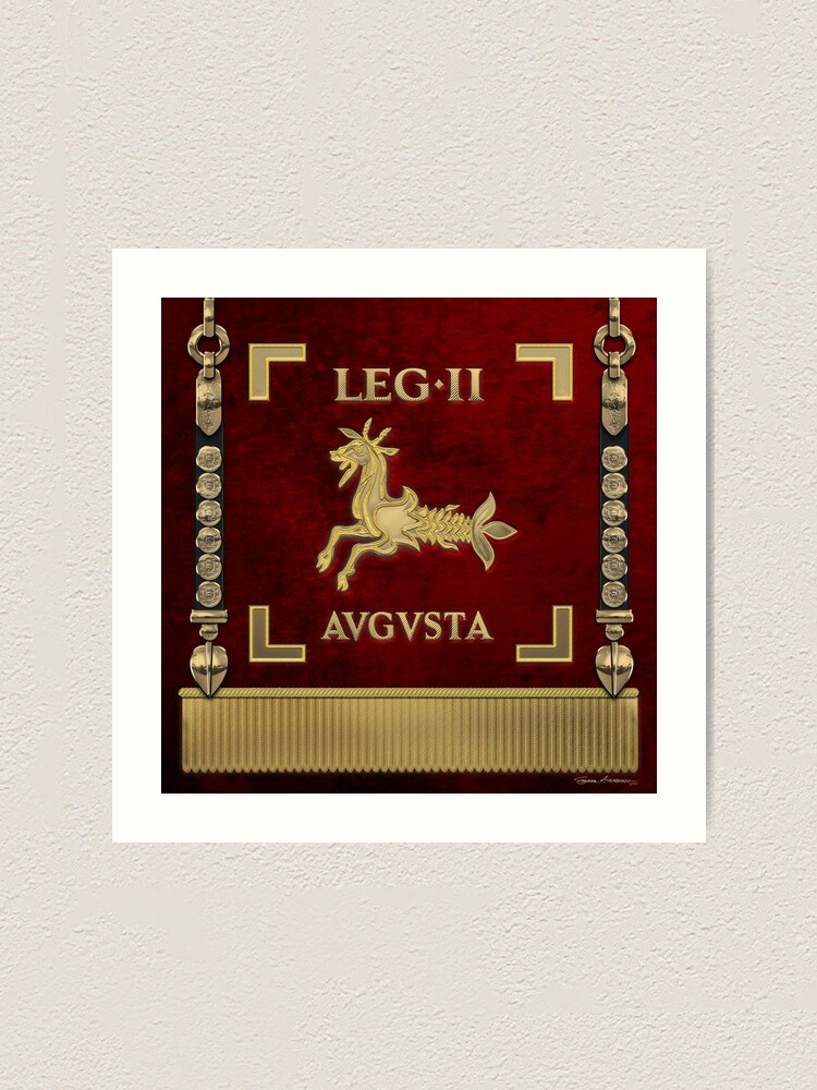 "Standard of the Augustus' Second Legion - Vexillum of Legio II Augusta ...