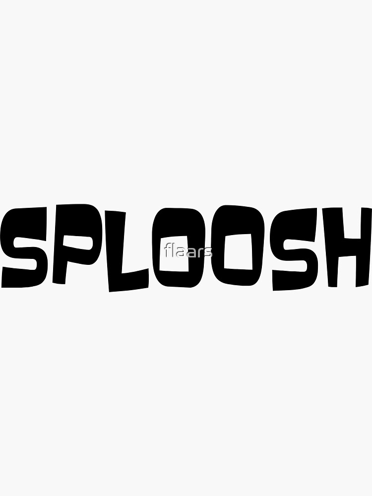 "Sploosh" Sticker by flaars | Redbubble