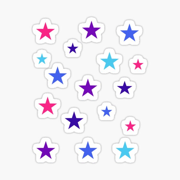 Star Pack Sticker By Sophiesklar Redbubble