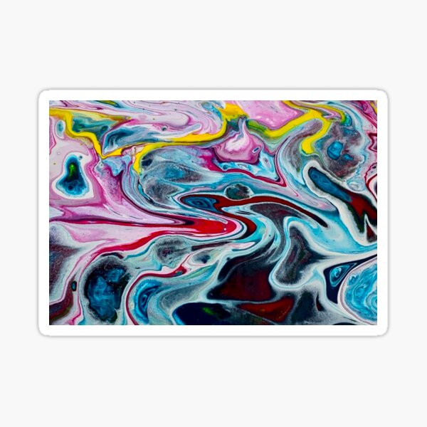 Oil Slick Stickers | Redbubble