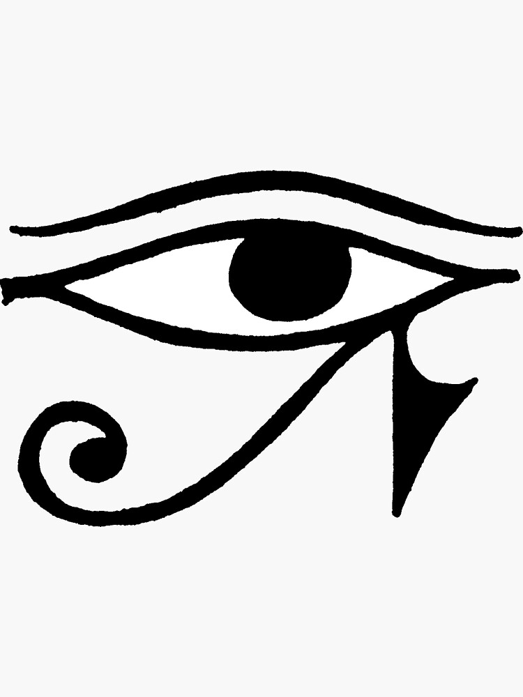 "Egyptian Eye of Horus" Sticker for Sale by AsianT-Shirts | Redbubble