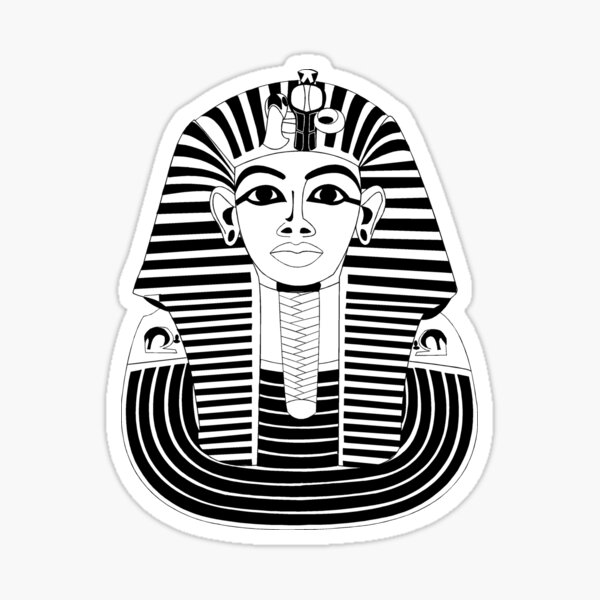 "Egyptian King Tut" Sticker for Sale by AsianT-Shirts | Redbubble