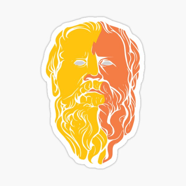 "epicurus philosopher " Sticker for Sale by pirminio | Redbubble