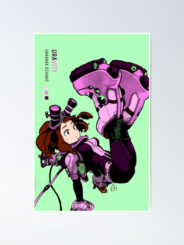 "URAVITY - Uraraka Ochako" Poster for Sale by Calou99 | Redbubble