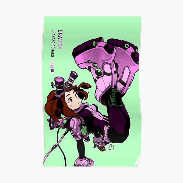 "URAVITY - Uraraka Ochako" Poster for Sale by Calou99 | Redbubble