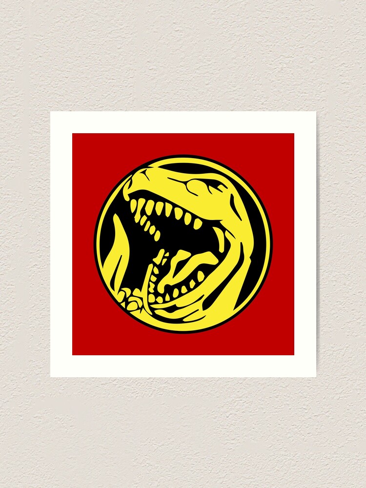 "Mighty morphin Power Rangers Red Ranger Power coin" Art Print for Sale ...