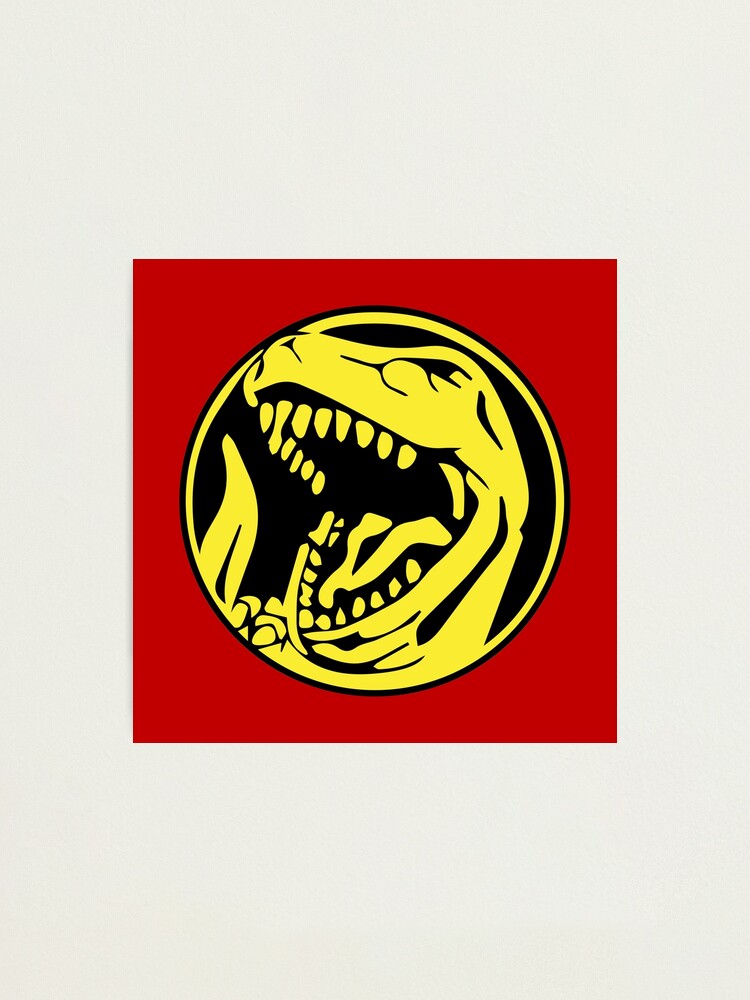 "Mighty morphin Power Rangers Red Ranger Power coin" Photographic Print ...
