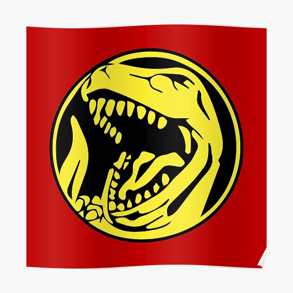 "Mighty morphin Power Rangers Red Ranger Power coin" Poster for Sale by ...