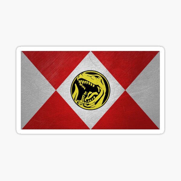 "Power rangers - Red Ranger " Sticker by razorhead | Redbubble