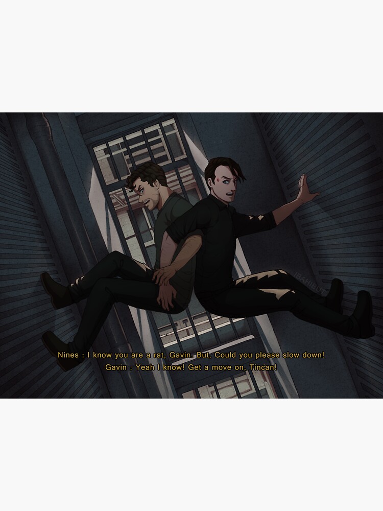 "Reed900 A Way Out AU - Escape" Sticker for Sale by ibahibut | Redbubble