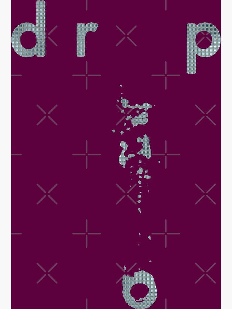 "Drop title of calligraphy typography lettering text quotes" Poster by ...