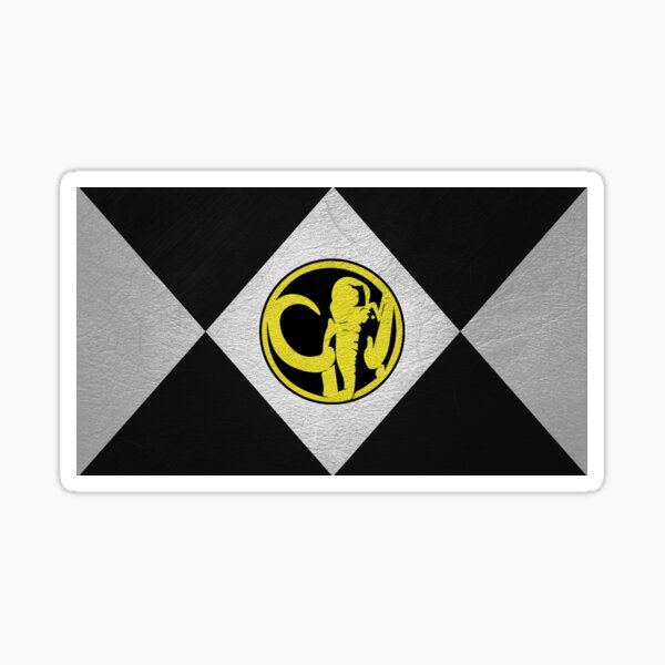 "Mighty Morphin Power rangers black ranger" Sticker for Sale by ...