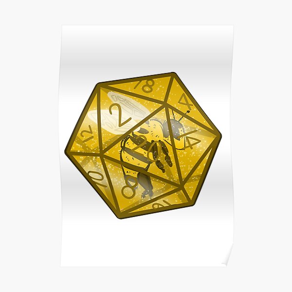 "Honeybee D20" Poster for Sale by FelixSin | Redbubble