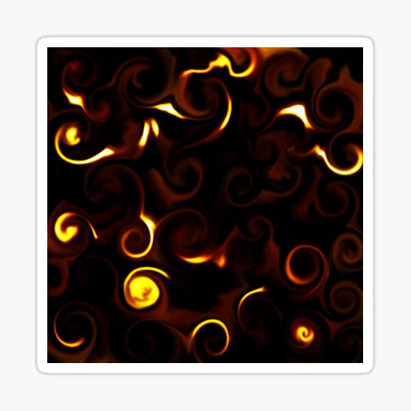 "Ember Cloud" Sticker by Voidilie | Redbubble