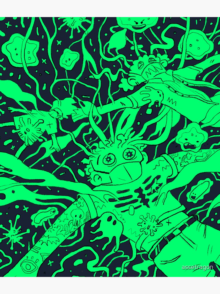 "GERMS" Sticker for Sale by assetragon | Redbubble