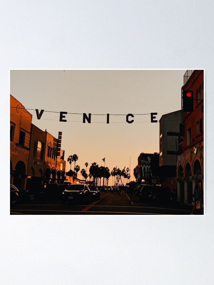 "Venice Beach Sign" Poster by 2ZANY | Redbubble
