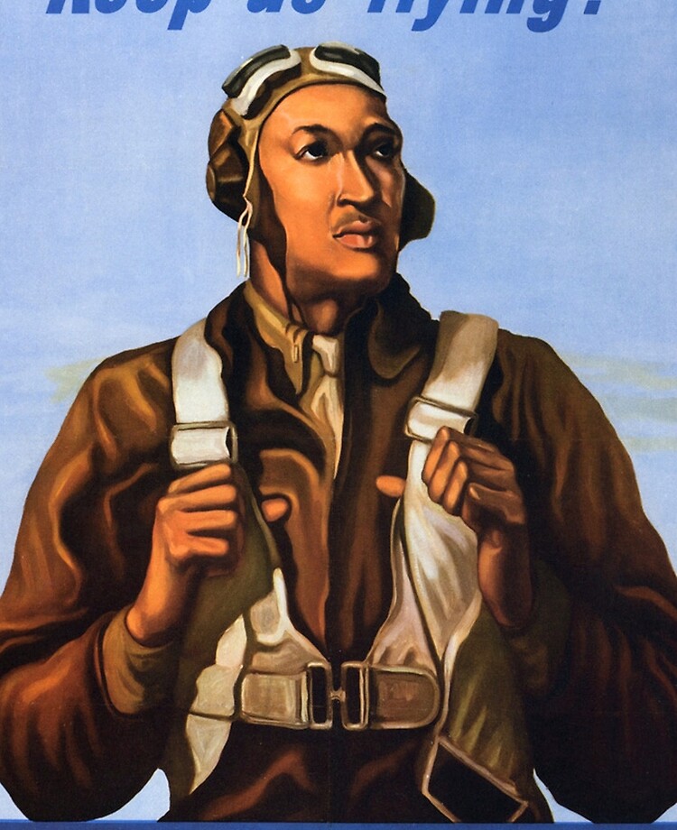 "Tuskegee Airmen - Keep Us Flying - Buy War Bonds" iPad Case & Skin for ...