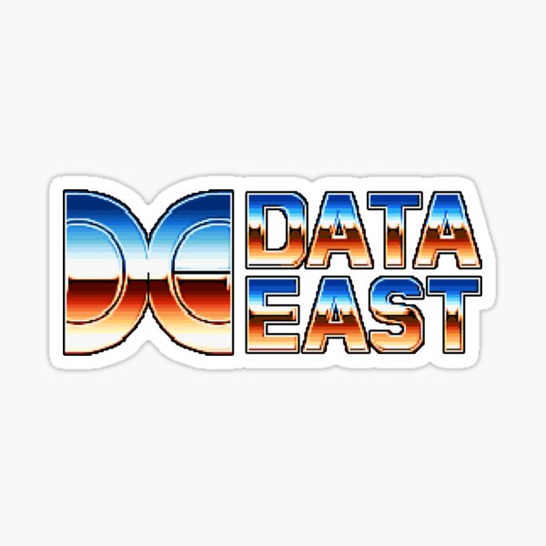 "Never Forget Data East" Sticker by retrogamechamp | Redbubble