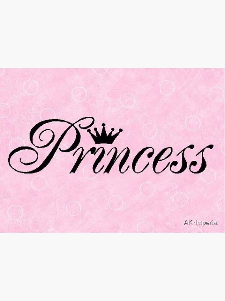 "Pink Princess design " Sticker for Sale by AK-Imperial | Redbubble