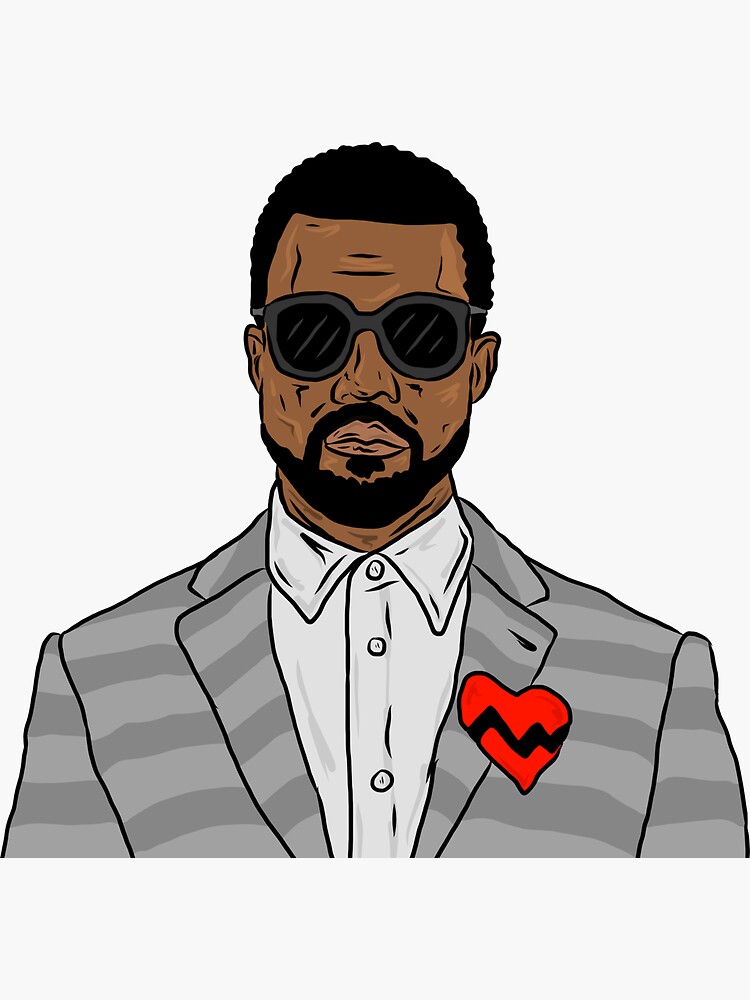 "ye" Sticker by Bullmandesign | Redbubble