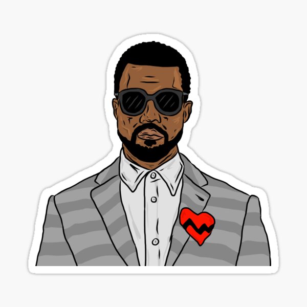 "ye" Sticker by Bullmandesign | Redbubble