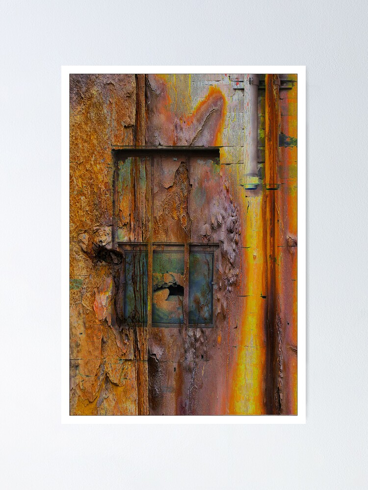 "Rusted Steel" Poster for Sale by suzannem73 | Redbubble