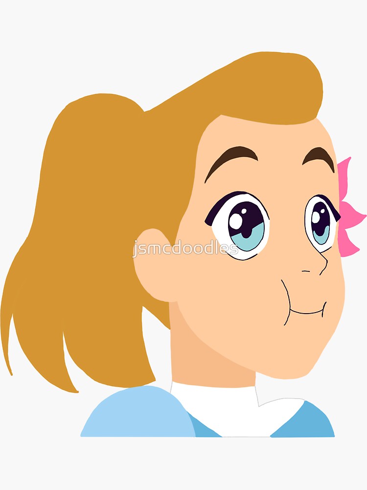 "Cute Adora" Sticker for Sale by jsmcdoodles | Redbubble