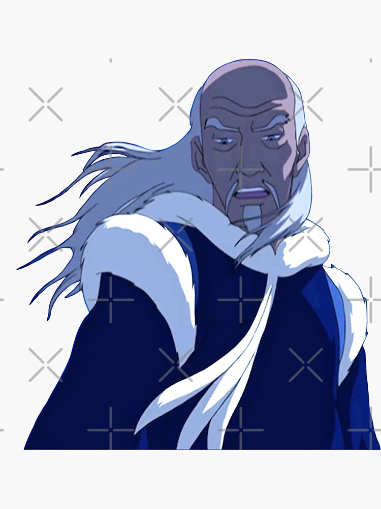 "Master Pakku" Sticker for Sale by blueeyes374 | Redbubble