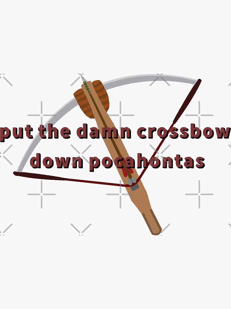 "crossbow" Sticker for Sale by jserazio1 | Redbubble