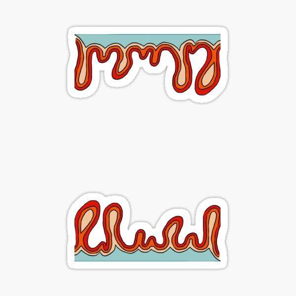 "Colorful Drip" Sticker for Sale by francescazurita | Redbubble