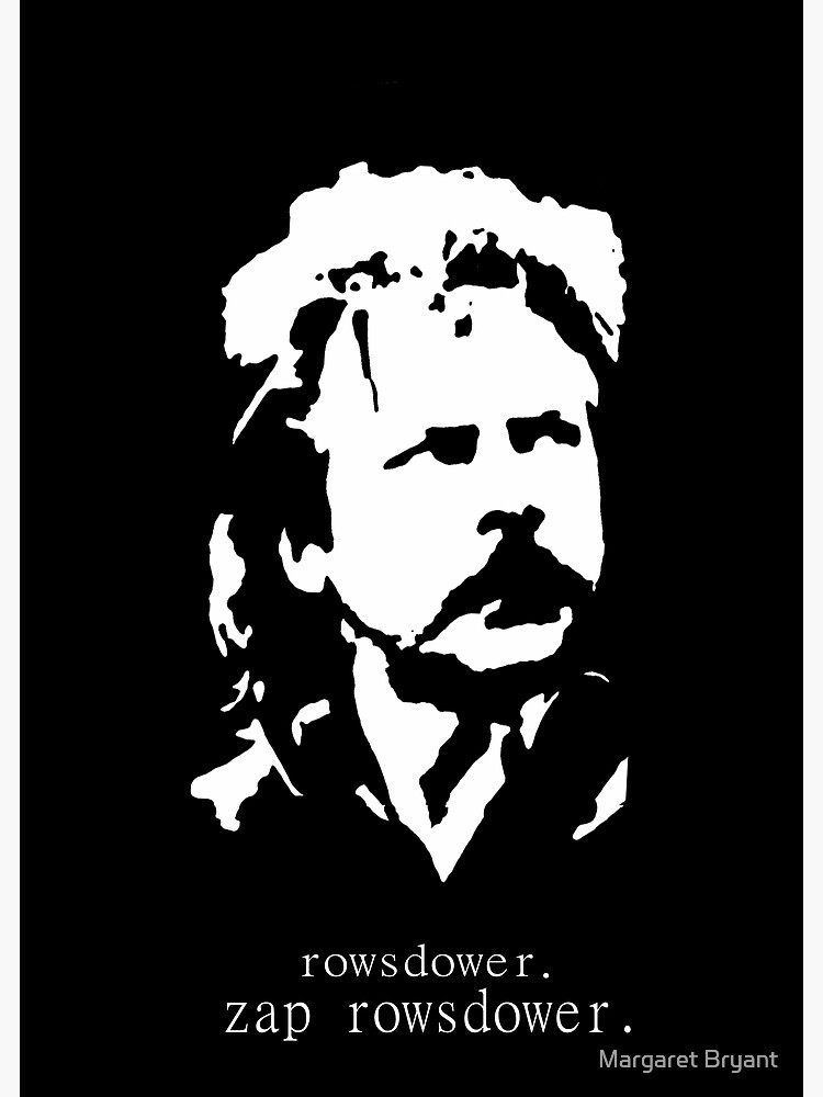 "Rowsdower. Zap Rowsdower. Poster" Poster by twynklebat | Redbubble