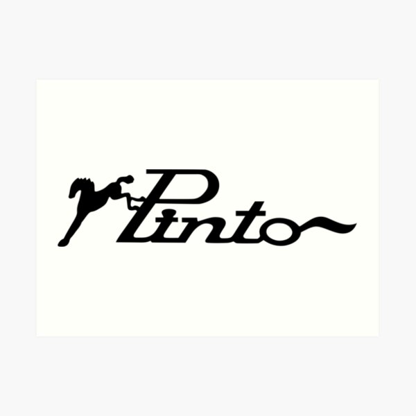 "Ford Pinto Script" Art Print for Sale by ItsMeRuva | Redbubble