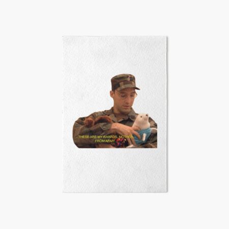 "arrested development // buster bluth army awards" Art Board Print for ...
