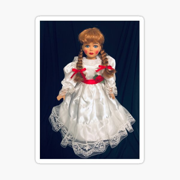 "Annabelle " Sticker for Sale by Creepydemondoll | Redbubble