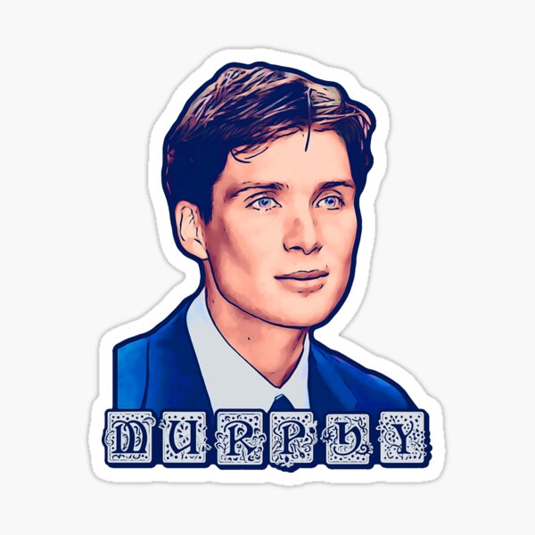 "Cillian Murphy - Irish Perfection" Sticker for Sale by Cuttintees ...
