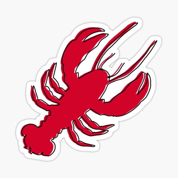 "Crawfish Sticker " Sticker for Sale by tdiel | Redbubble