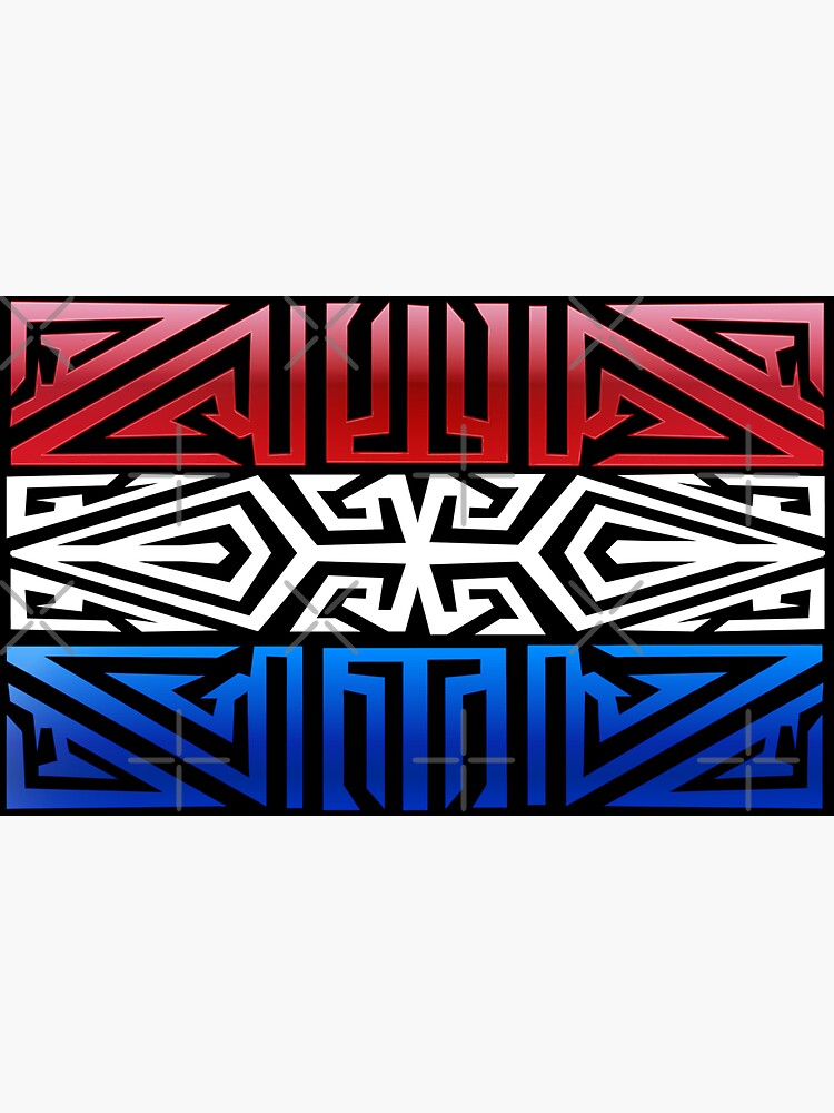 "Crazy Flag # 166" Sticker by Vanwizle | Redbubble