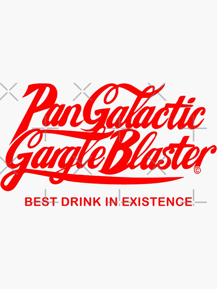 "Pan Galactic Gargle Blaster - The Hitchhikers Guide to the Galaxy (Red ...
