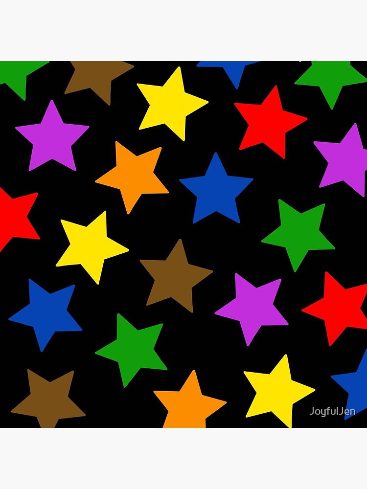 "Rainbow Stars POC Inclusive Pride" Clock for Sale by JoyfulJen | Redbubble