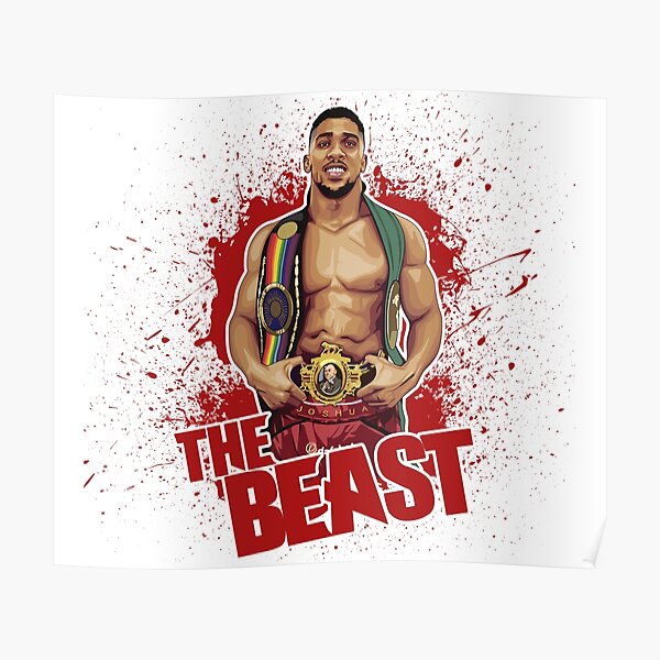 "Anthony Joshua " Poster by footydezigns | Redbubble