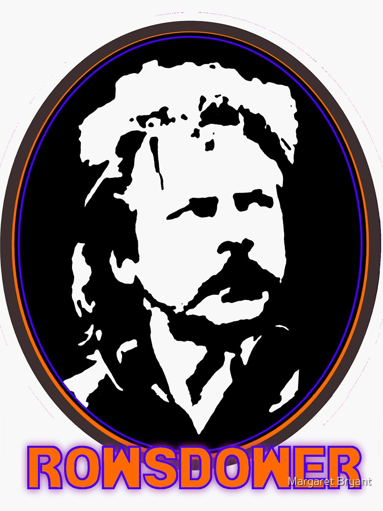 "ROWSDOWER!" Sticker for Sale by twynklebat | Redbubble