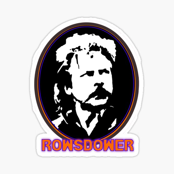 "ROWSDOWER!" Sticker for Sale by twynklebat | Redbubble