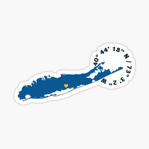 "Bayport Long Island New York" Sticker for Sale by Atelier58 | Redbubble