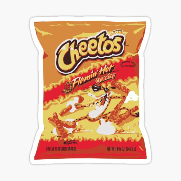 Flamin Hot Cheetos Stickers | Redbubble