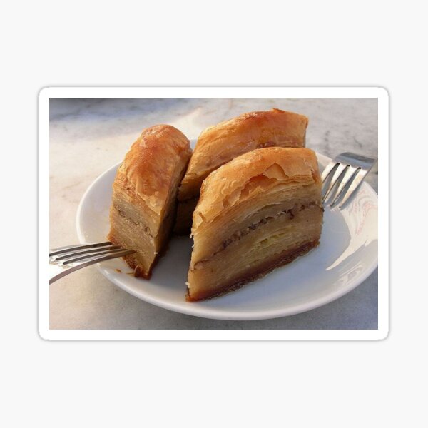 "Baklava" Sticker for Sale by taiche | Redbubble