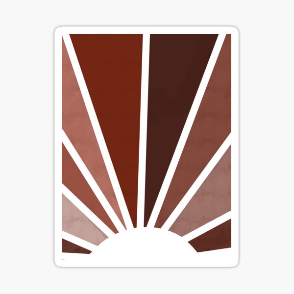 "forever sunset in shades of red" Sticker by A-Designs000 | Redbubble