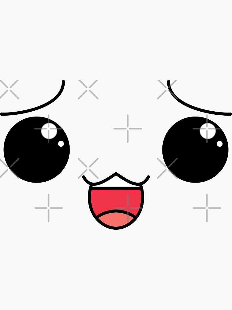 ""Reassuring" Adorably Cute Facial Expressions 'Cu-fi's " Sticker for ...