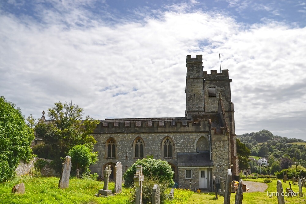 "Uplyme Church Rear View- Devon uk" by lynn carter | Redbubble