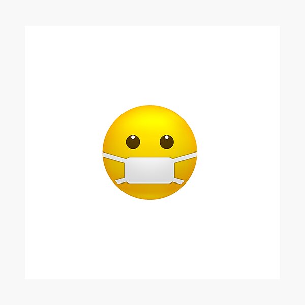 "Masked Smiley Face" Photographic Print by DiscoBoogie | Redbubble